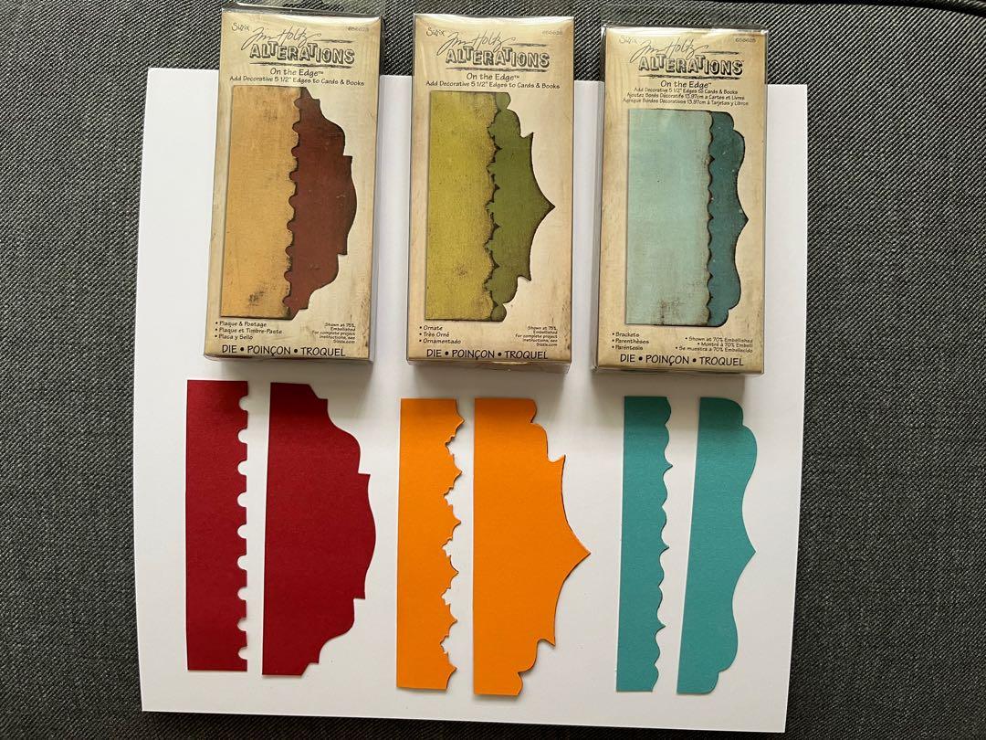 Sizzix Tim Holtz Alterations Dies - On The Edge & Frameworks, Hobbies ...