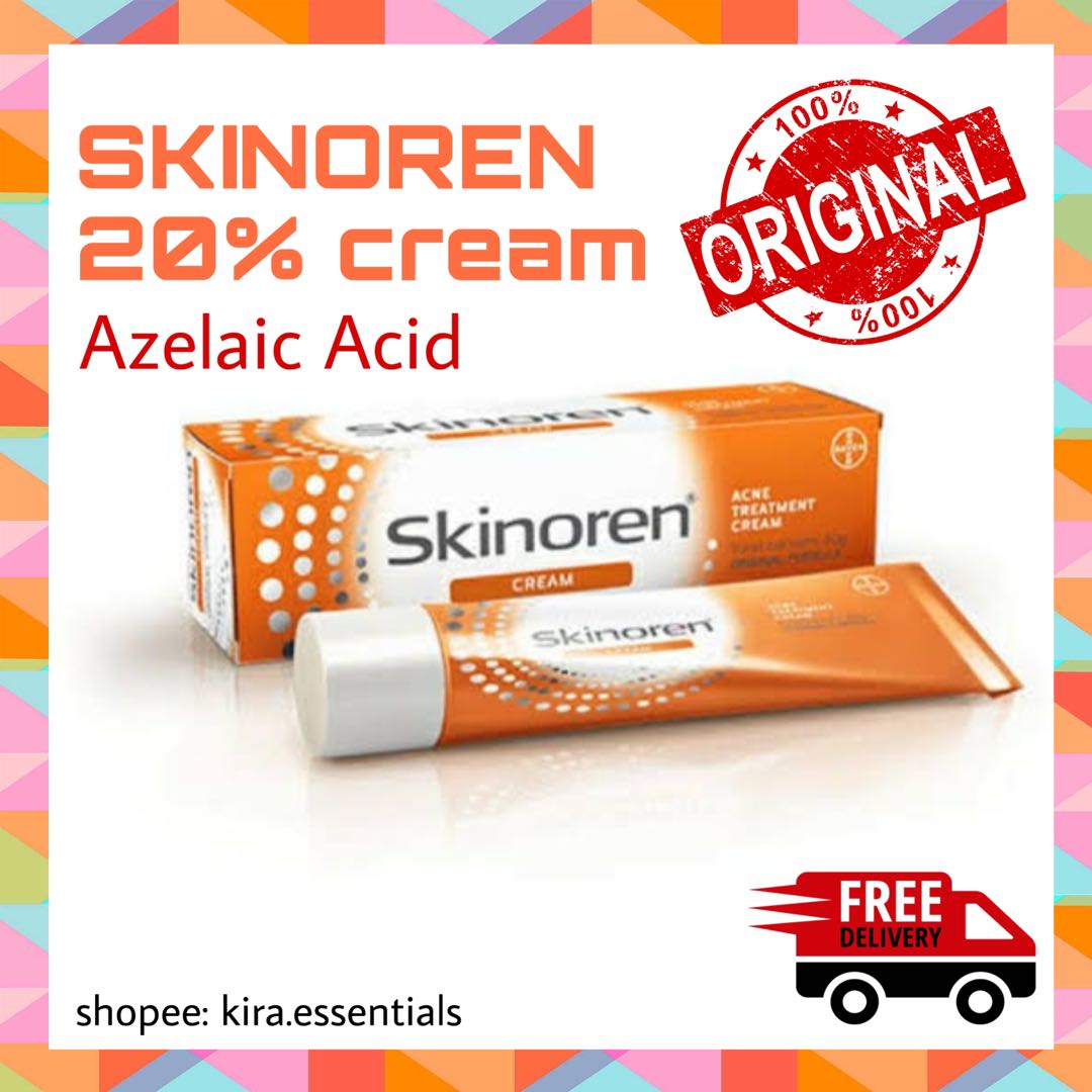SKINOREN Azelaic Acid Cream, Beauty & Personal Care, Face, Face Care on ...
