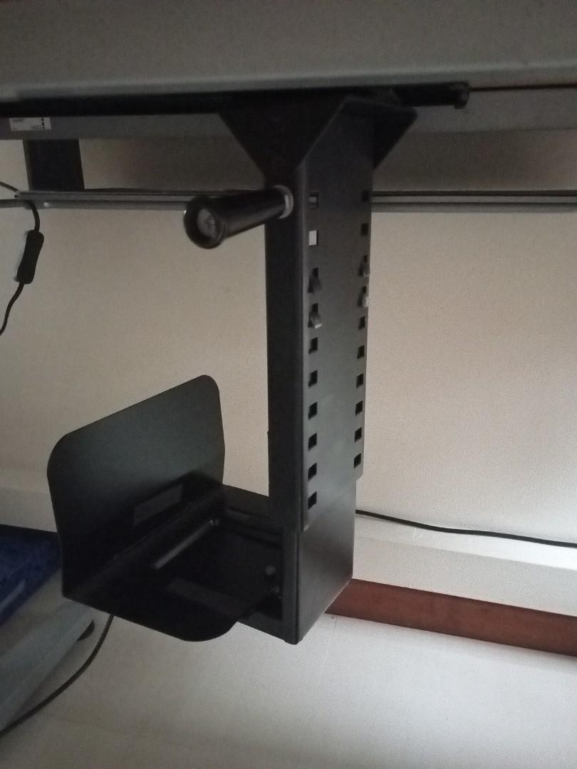 Solid under table mount CPU holder, Computers & Tech, Parts ...