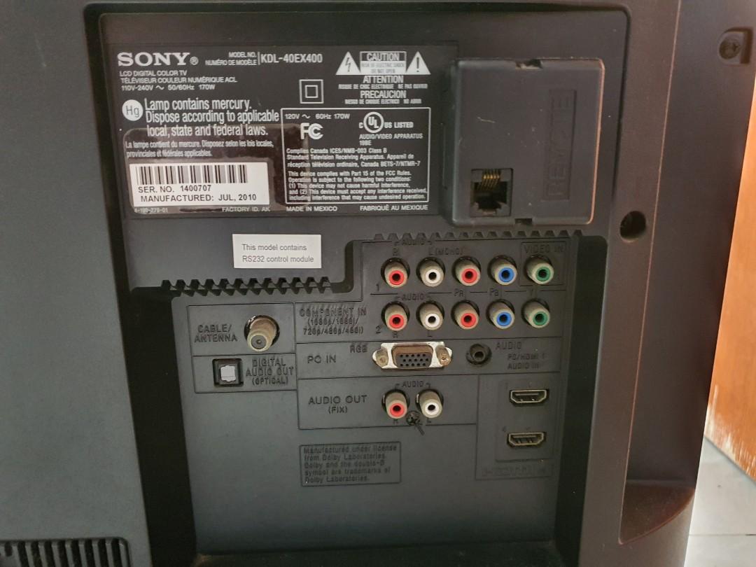 Sony TV - 40 inch ( Non Smart ), TV & Home Appliances, TV ...