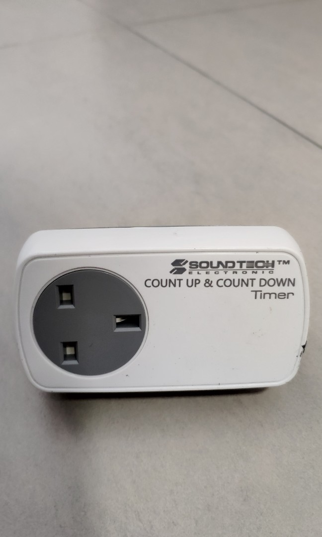 Soundtech Countup/Countdown timer for power plug, TV & Home Appliances ...