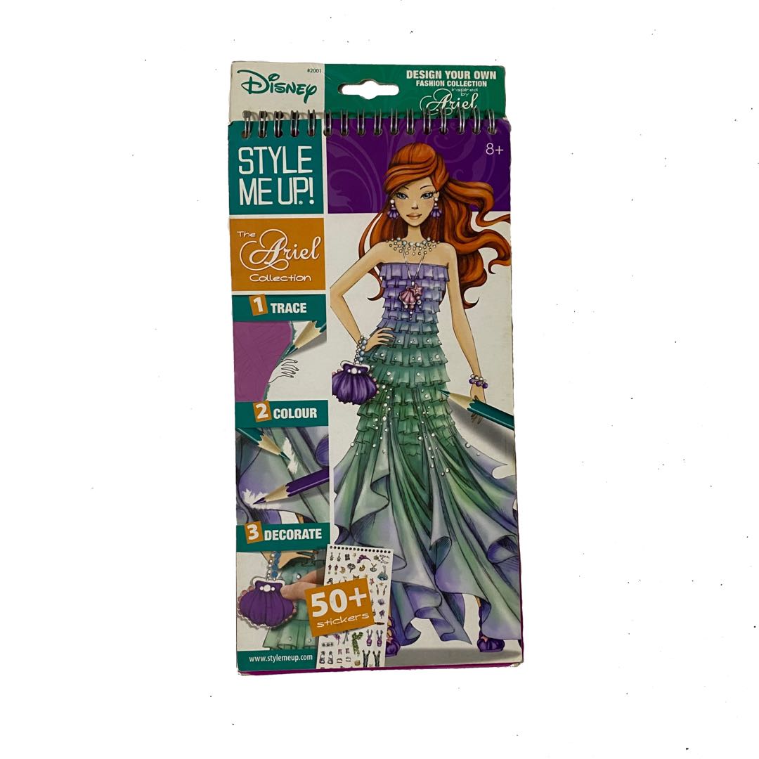 Special Ariel Collection Style Me Up Fashion Designer Sketchbook ...
