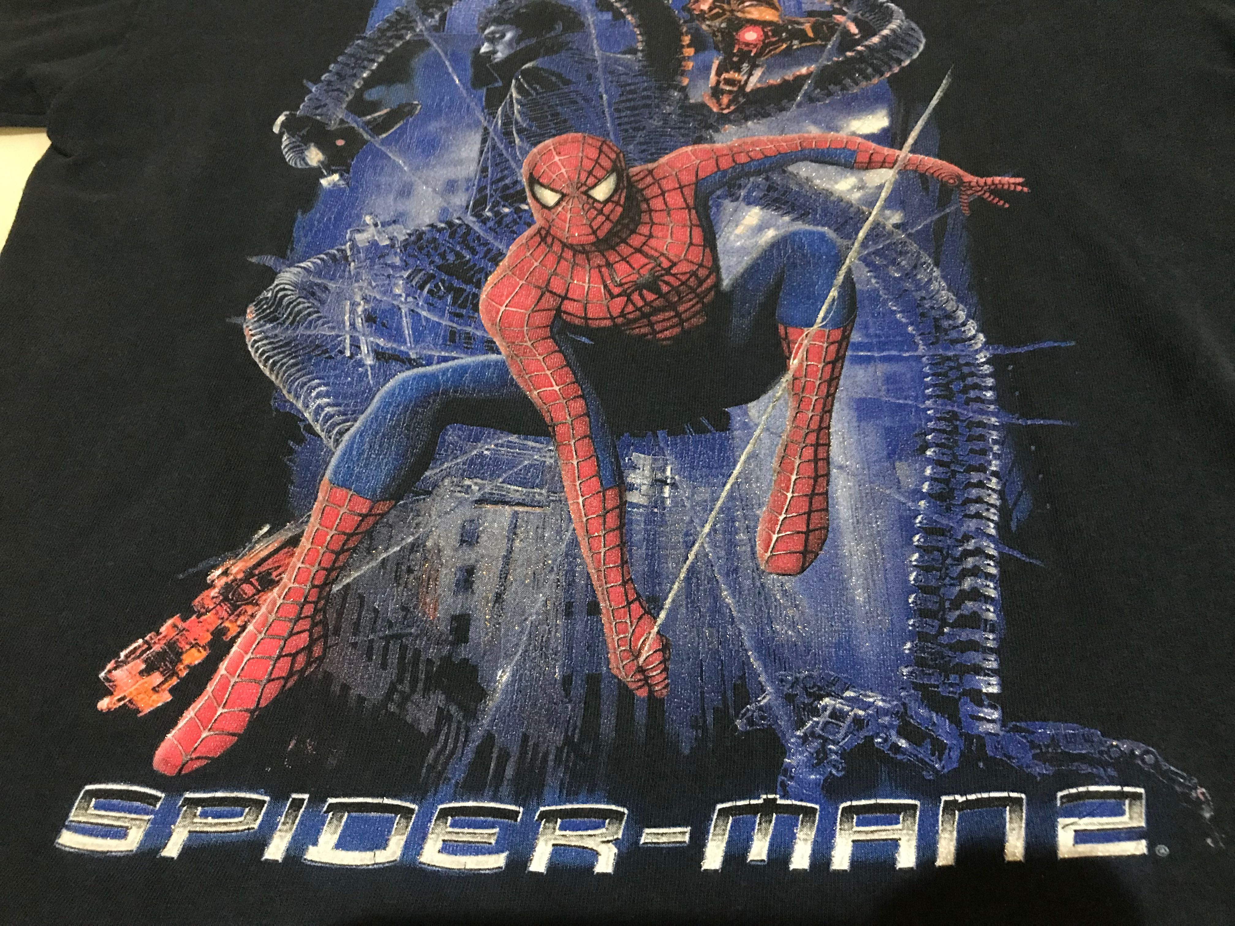 Spider-Man 2 Shirts, Men's Fashion, Tops & Sets, Tshirts & Polo Shirts ...