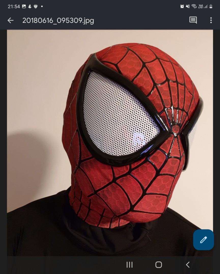 Spiderman (Sam Raimi's) Full suit with face shell and mask by RPC ...