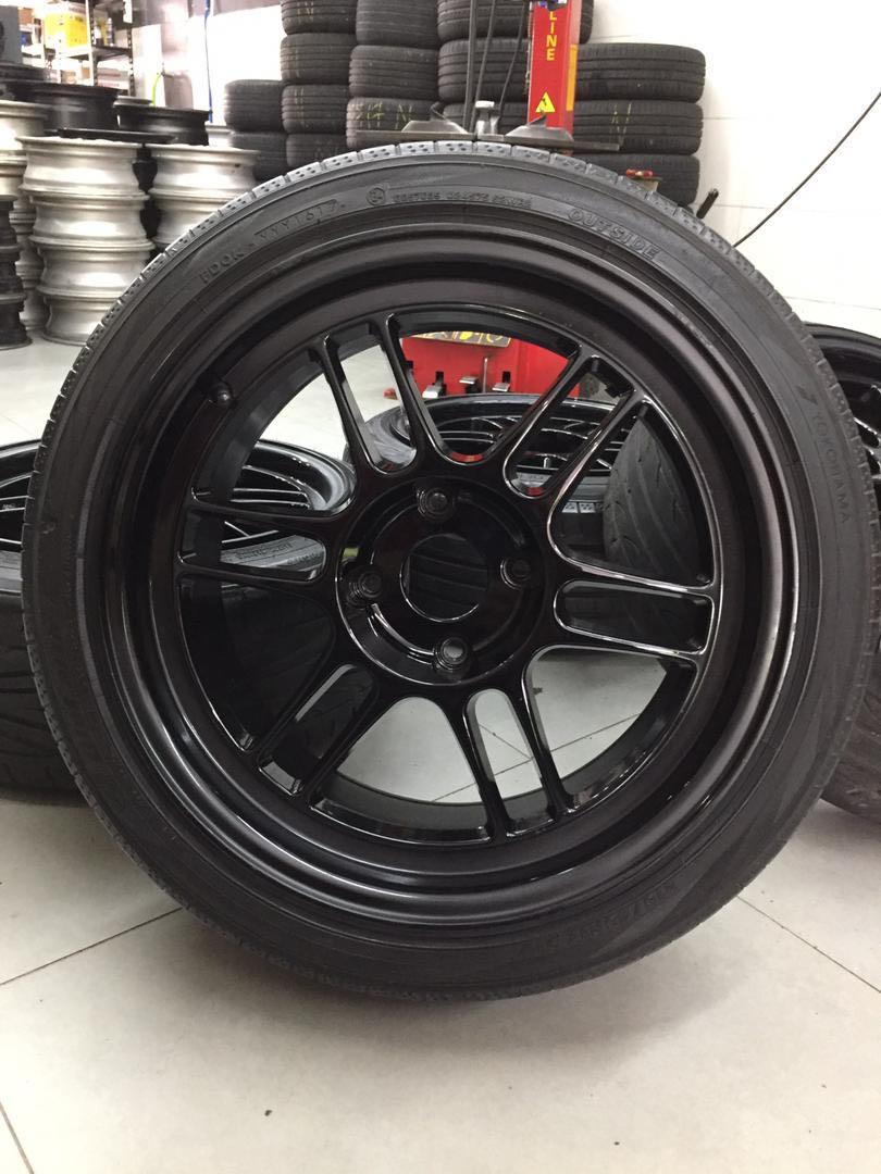 Sport Rim Enkei RPF1 17x9JJ PCD114, Auto Accessories on Carousell