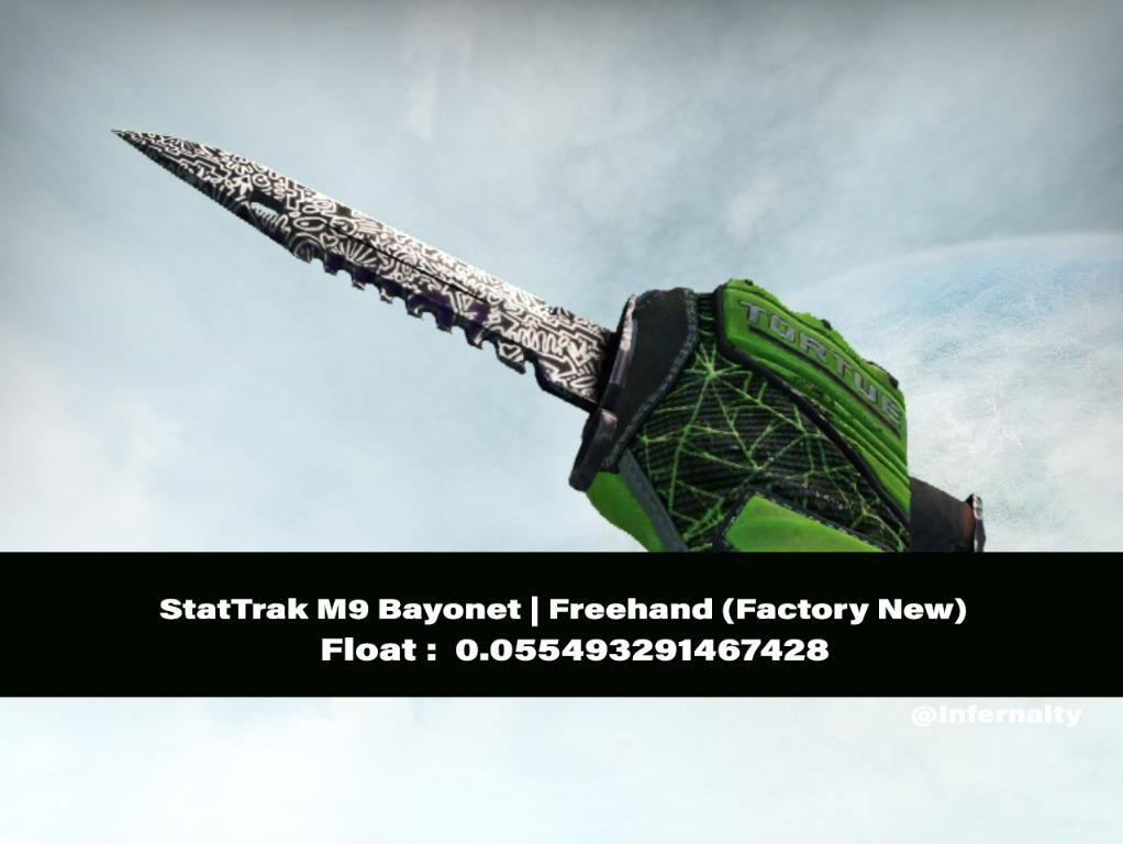 StatTrak M9 Bayonet Freehand FN CSGO SKINS KNIVES, Video Gaming, Gaming ... StatTrak M9 Bayonet Freehand FN CSGO SKINS KNIVES, Video Gaming, Gaming ...