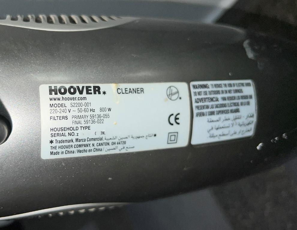 Stick Vacuum Cleaner - Hoover Flair S2200 Bagless, TV & Home Appliances ...