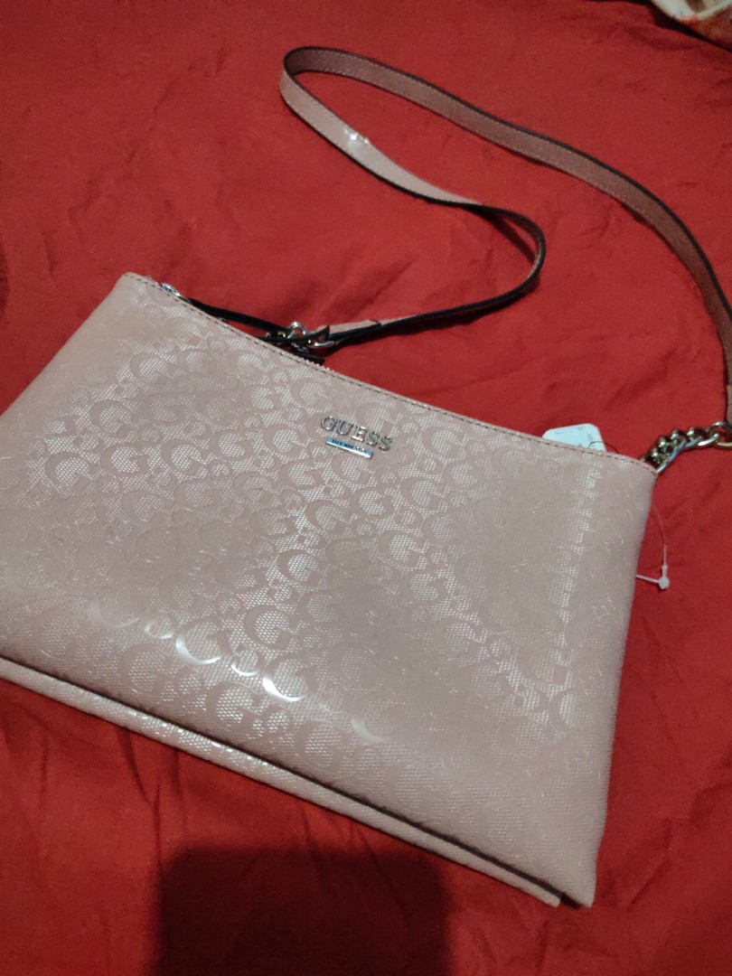 Tas Sling rantai GUESS original Counter, Fesyen Wanita, Tas & Dompet di ...