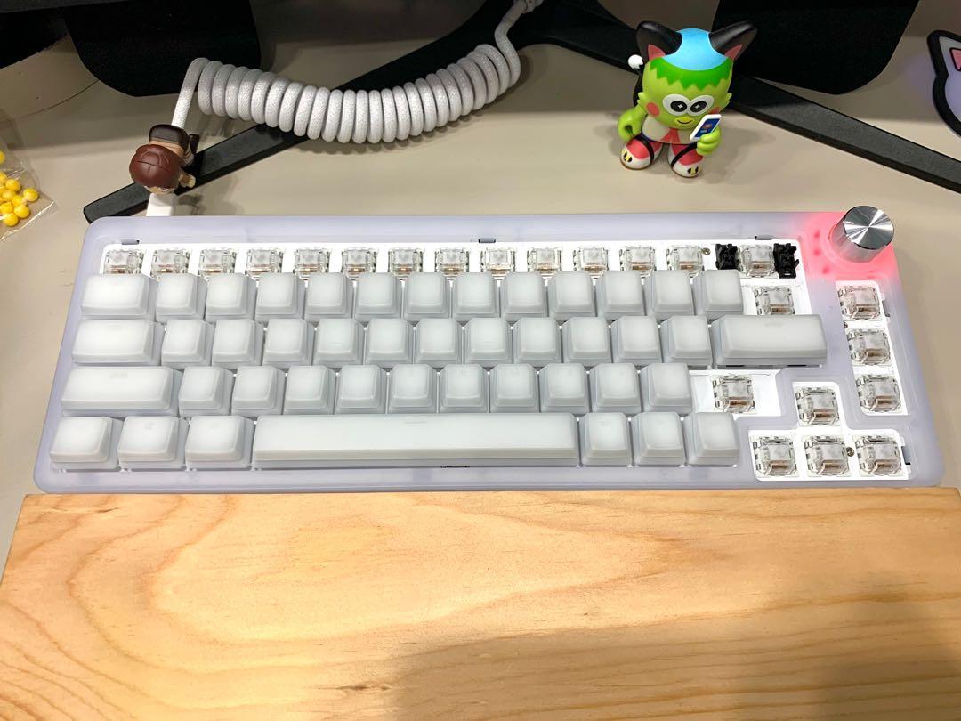 TOM680 Tri-mode Frosted Keyboard / Outemu Silent White Switches ...
