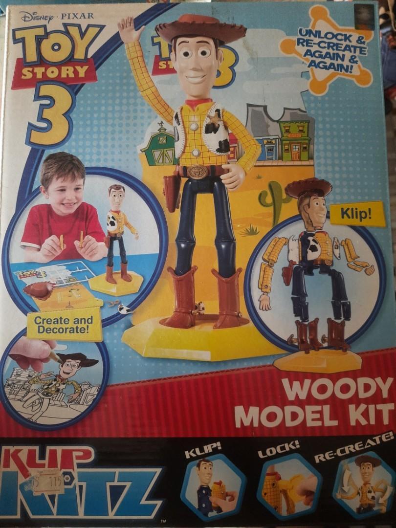 Toy Story 3 反斗奇兵3 Klip Kitz 胡迪, 興趣及遊戲, 玩具 & 遊戲類 - Carousell