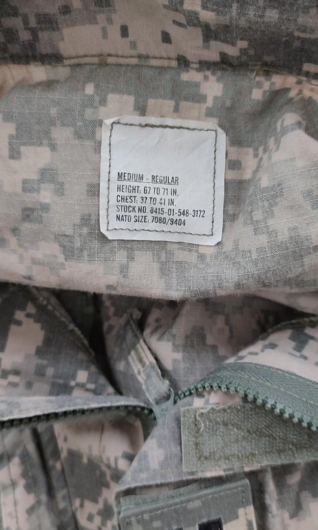 Us Army ACU - Army Combat Uniform. Askar, polis, camo, acu digital, Men ...