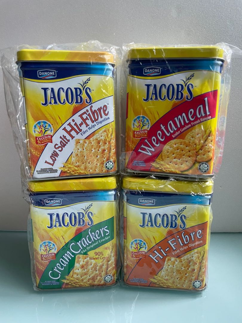 Vintage JACOB's metal biscuit tin, empty (price for each), Hobbies ...
