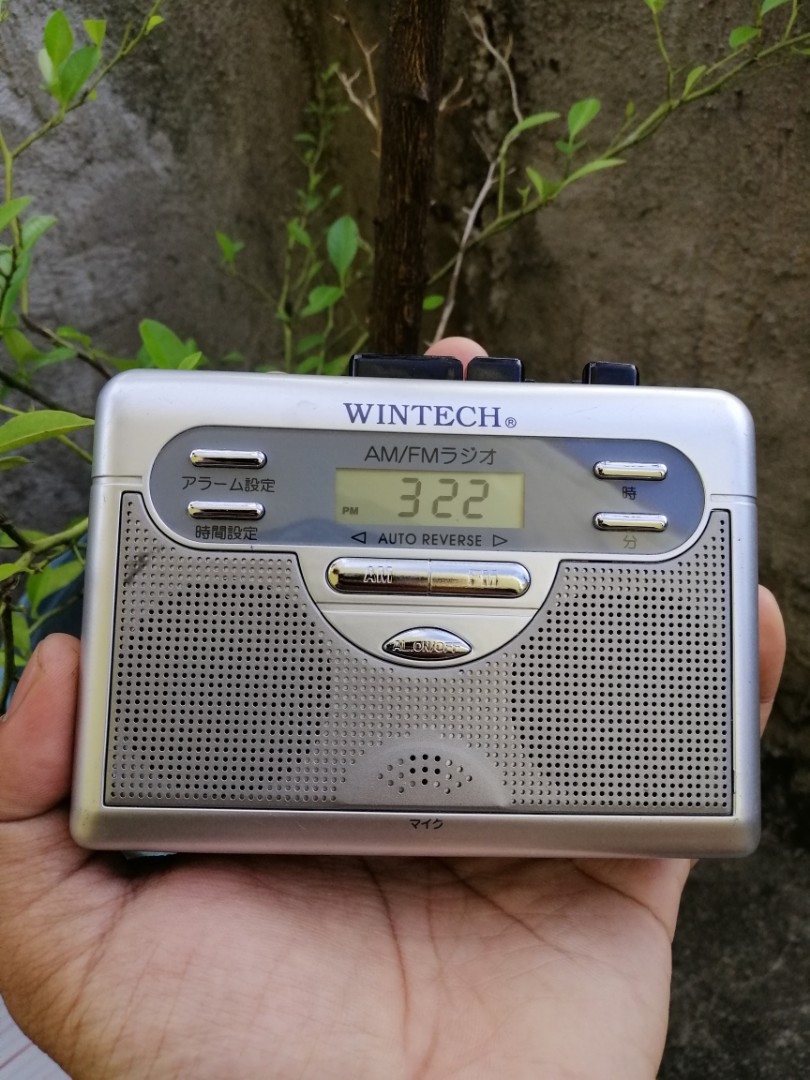Vintage Wintech PCT-01R Portable Cassette Tape Recorder Am/Fm Radio ...