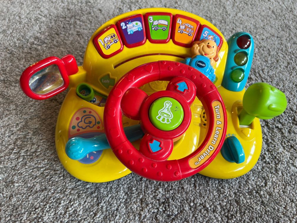 VTech Turn and Learn Driver toy, Hobbies & Toys, Toys & Games on Carousell