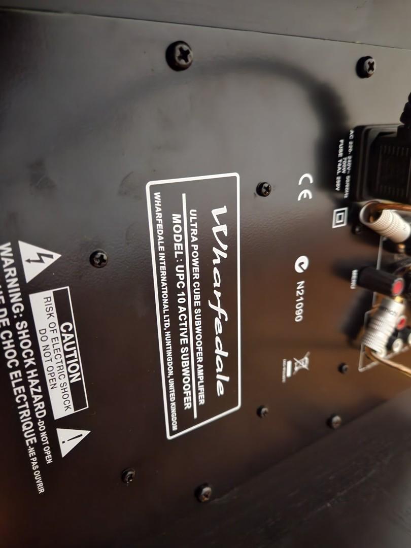 Wharfedale UPC-10 Active 500W subwoofer, 2x10", Audio, Soundbars ...