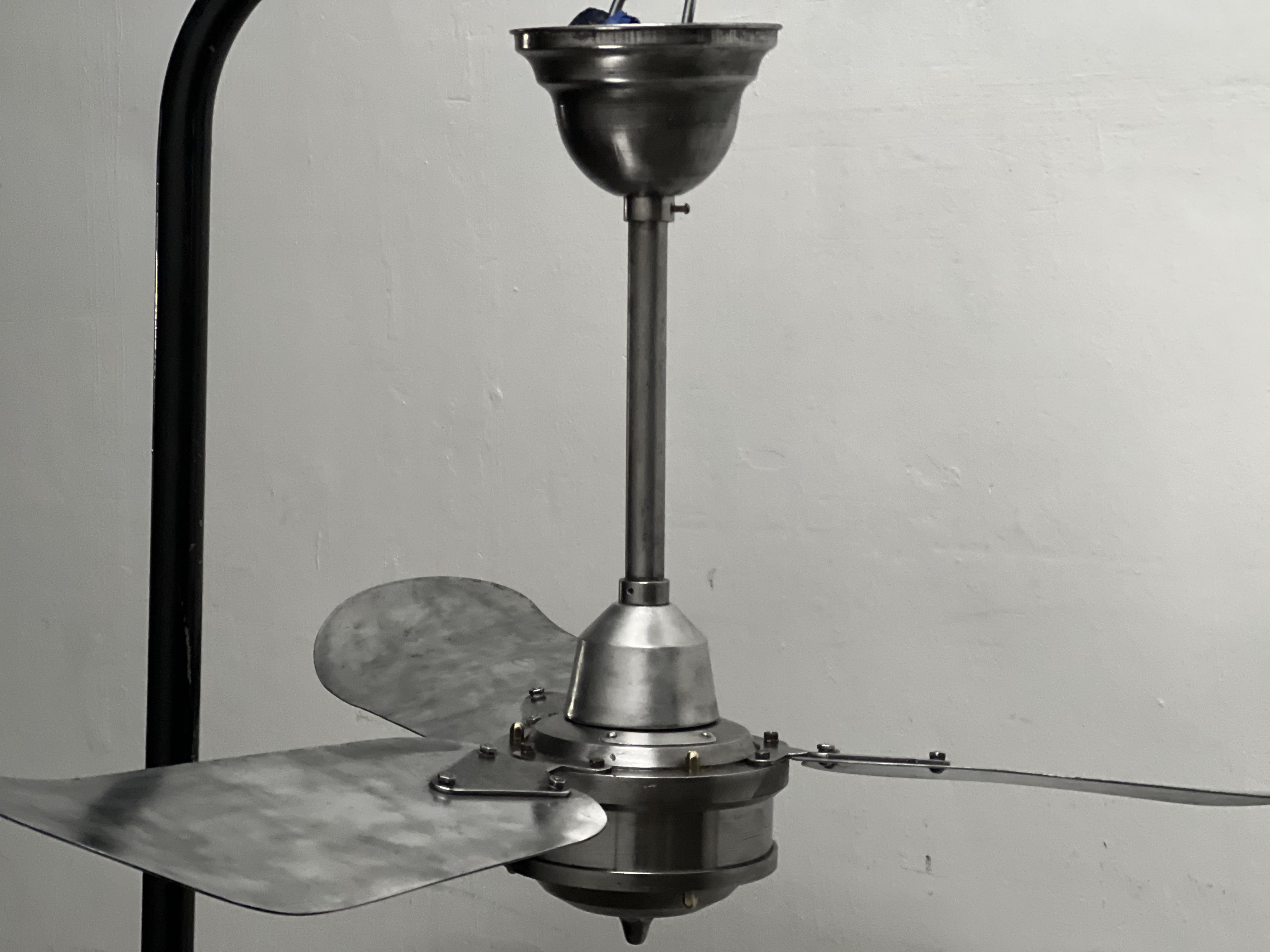 1950s 60s Rare heavy duty ceiling fan modern industrial design 樓底扇 冰室吊扇 ...
