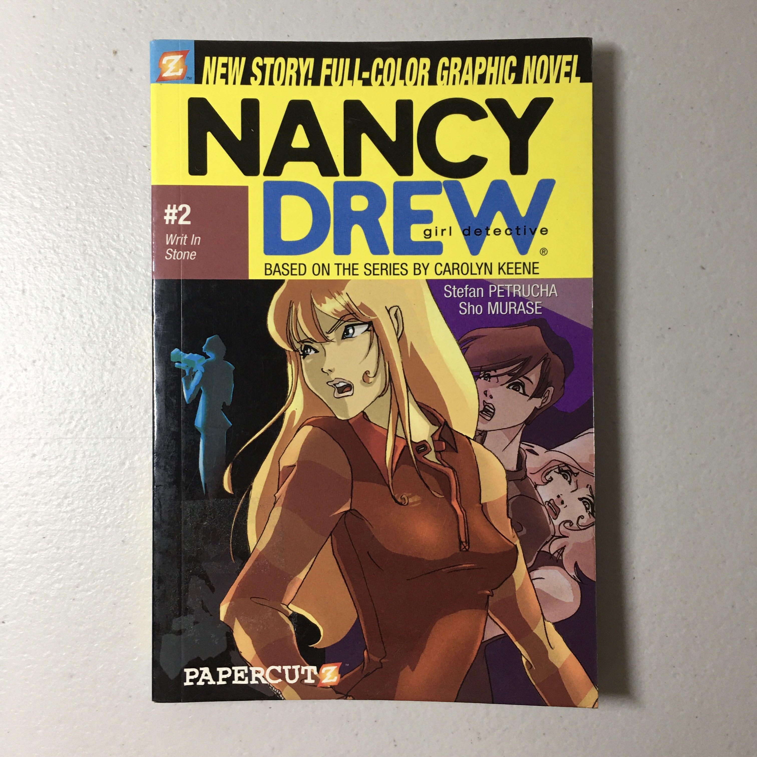 #2 Nancy Drew Graphic Novel (Writ in Stone), Hobbies & Toys, Books ...