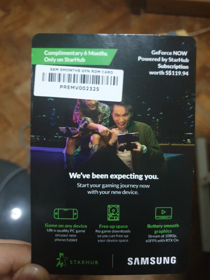 6 months GeForce NOW STARHUB subscription, Video Gaming, Gaming ...