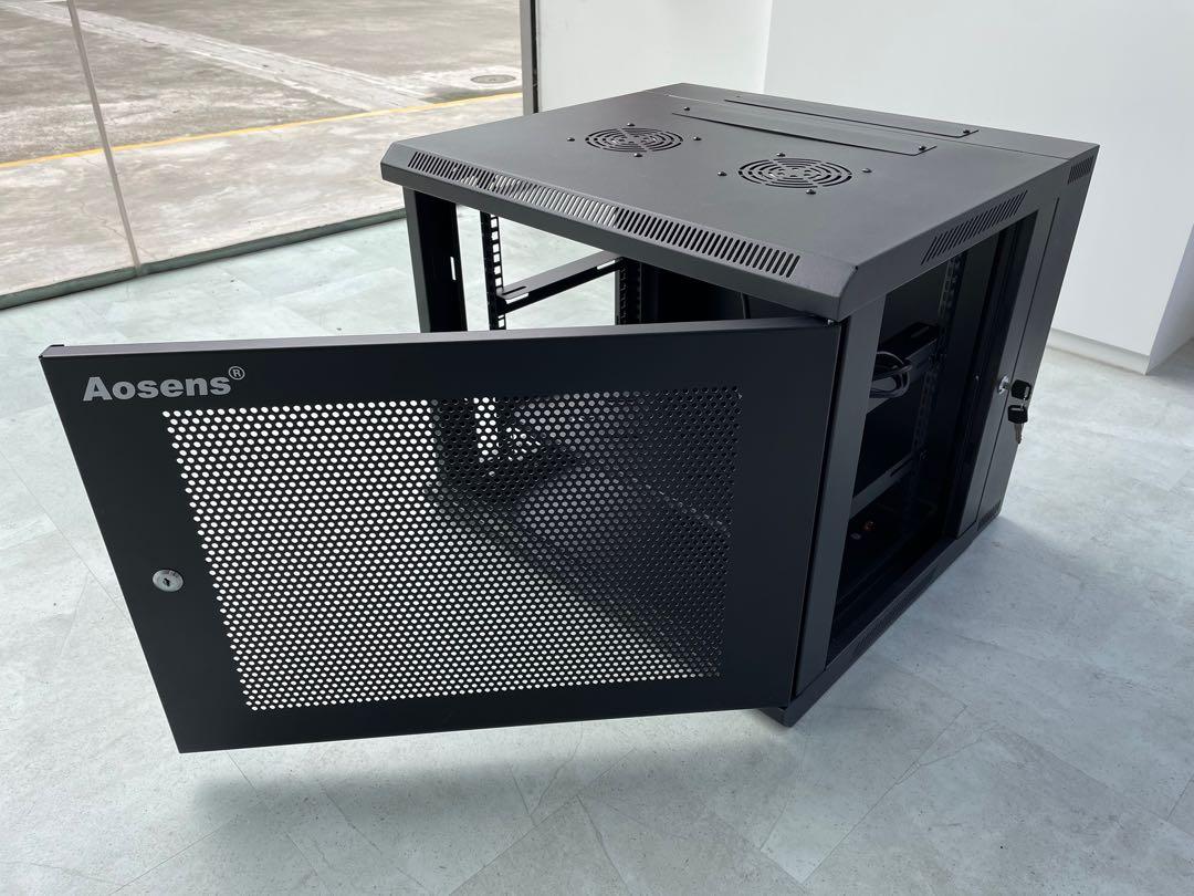 9U Network CCTV wall mountable equipment server rack with best in class ...