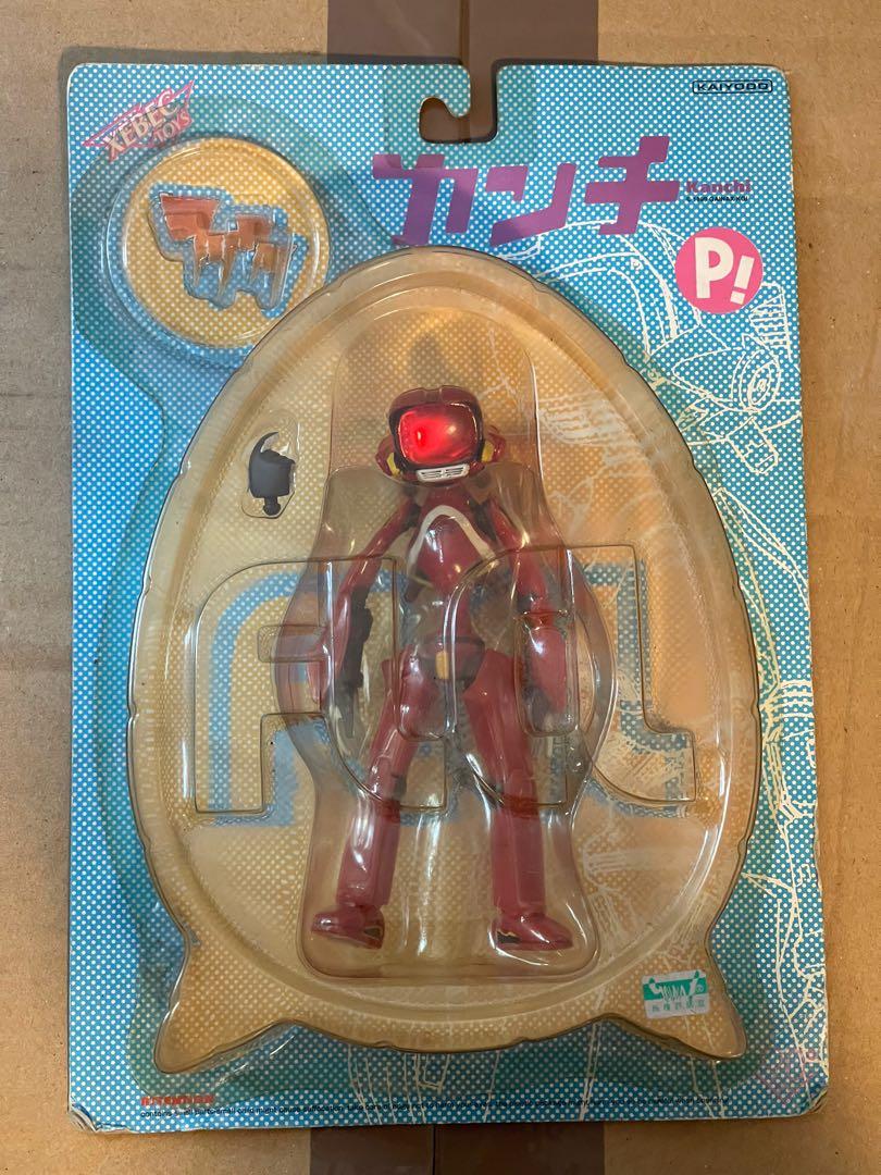罕有 Kanchi Kaiyodo FLCL Action Figure Fooly Cooly 機械人 Canti Red Haruhala ...