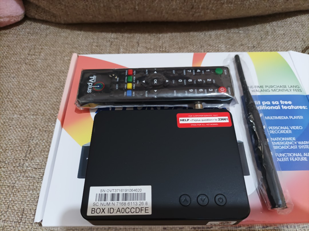 ABS-CBN TV Plus box receiver, TV & Home Appliances, Electrical ...