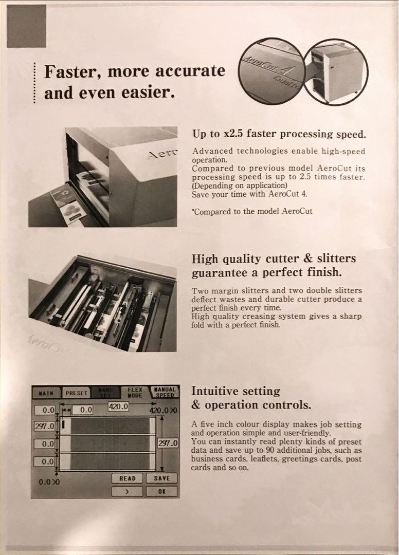 AeroCut (Japan) Paper Cutter Machine, Everything Else on Carousell