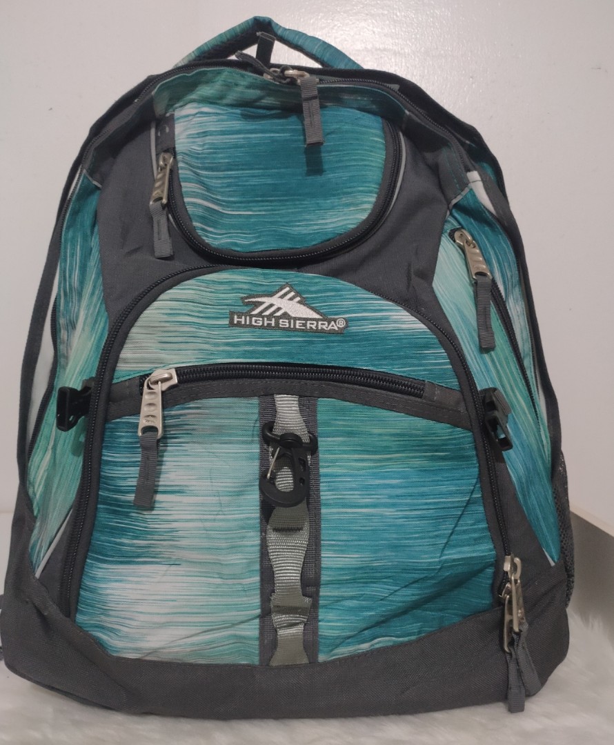 Authentic High Sierra Access Backpack With Rain Cover, Women's Fashion ...