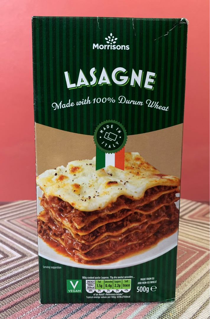 BRAND NEW lasagna sheets sealed in box, Food & Drinks, Packaged ...