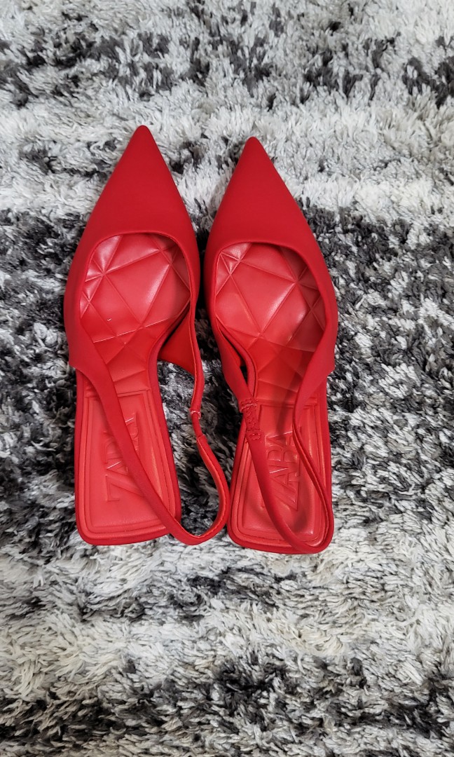 Brand new Zara red heels, Women's Fashion, Footwear, Heels on Carousell