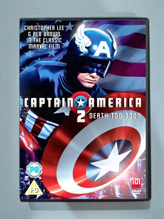 CAPTAIN AMERICA 2: DEATH TOO SOON (1979) TV MOVIE, Hobbies & Toys ...