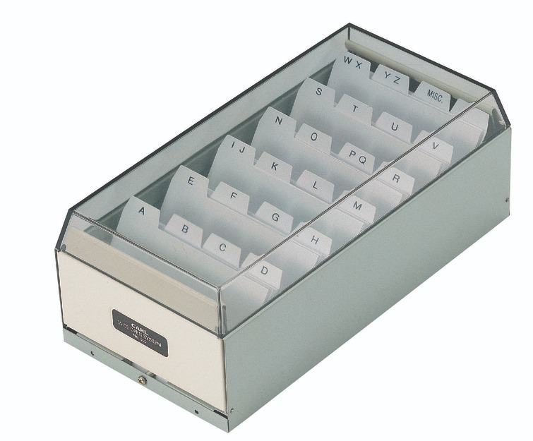 Carl 600 - Card File Case, Hobbies & Toys, Stationery & Craft ...
