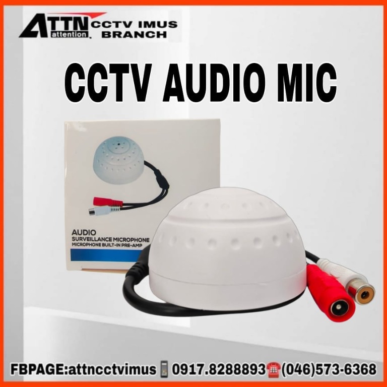 CCTV AUDIO MIC, Furniture & Home Living, Security & Locks, Security ...