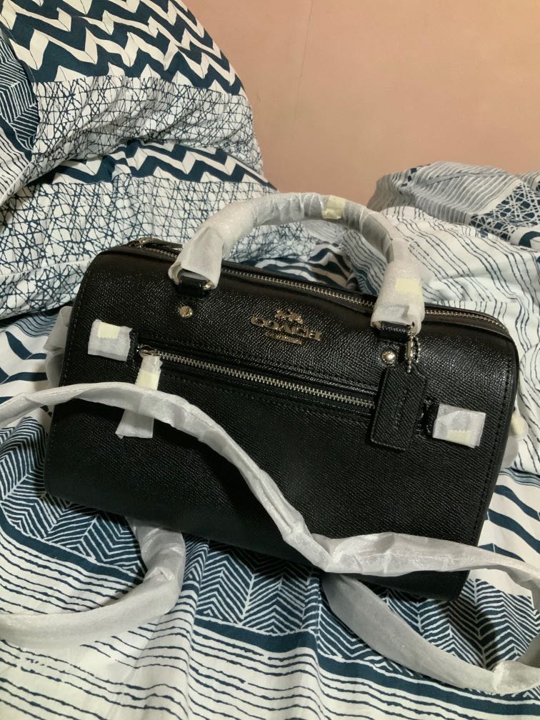 Coach Silver Black, Luxury, Bags & Wallets on Carousell
