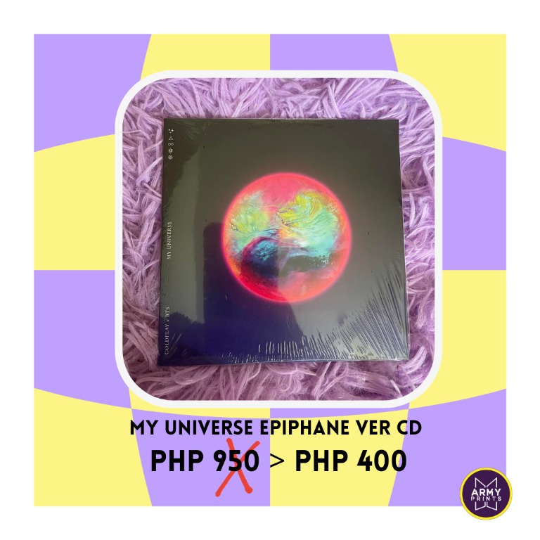 Coldplay x BTS My Universe Epiphane Ver CD, Hobbies & Toys, Memorabilia ...