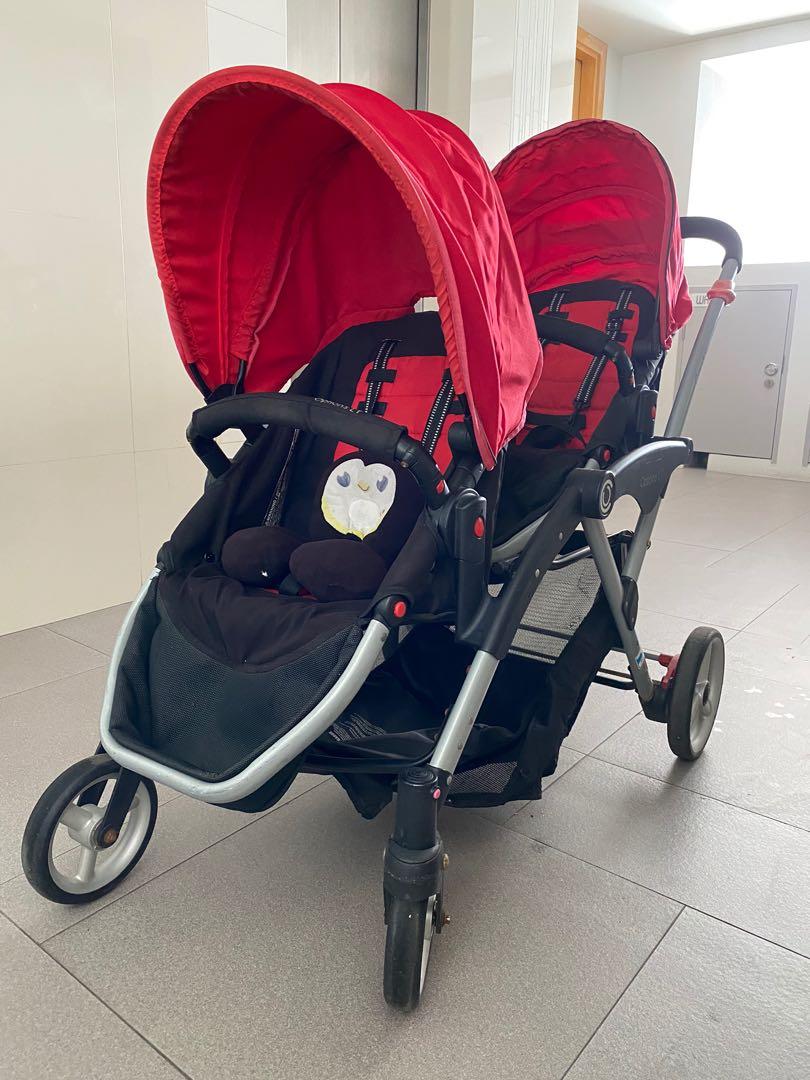 Contours Double/Tandem Baby Stroller, Babies & Kids, Going Out ...
