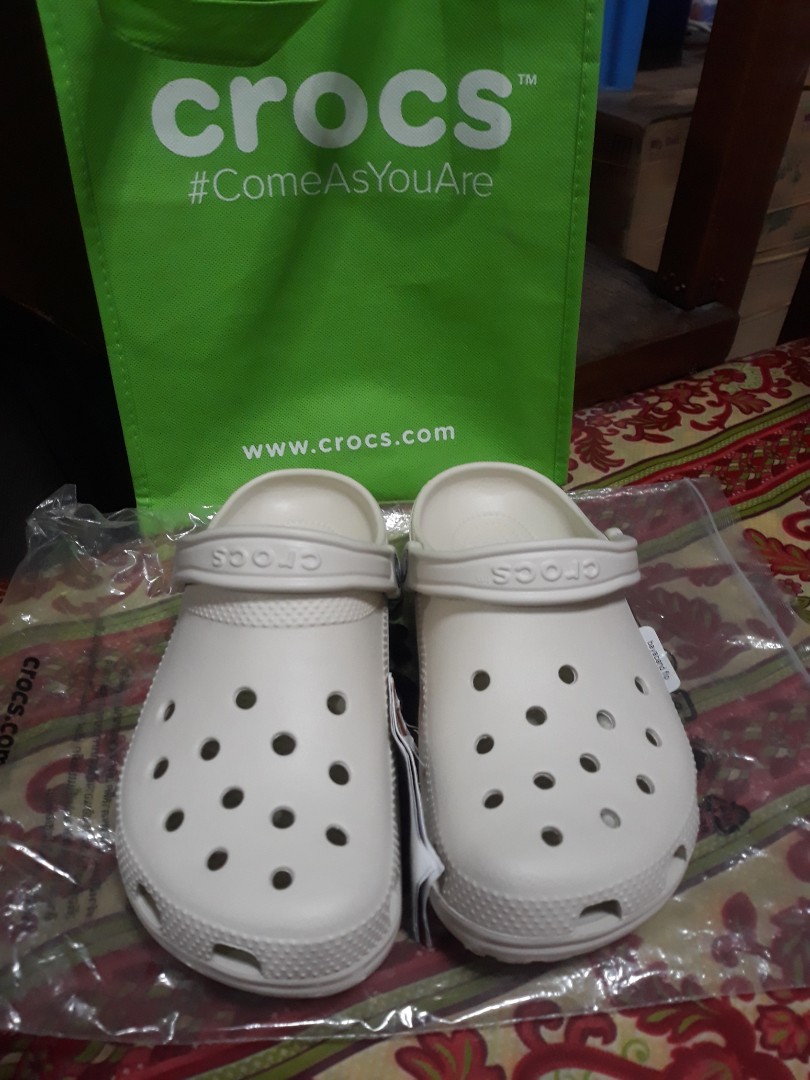 Crocs Classic Clog Stucco, Men's Fashion, Footwear, Slippers & Slides ...