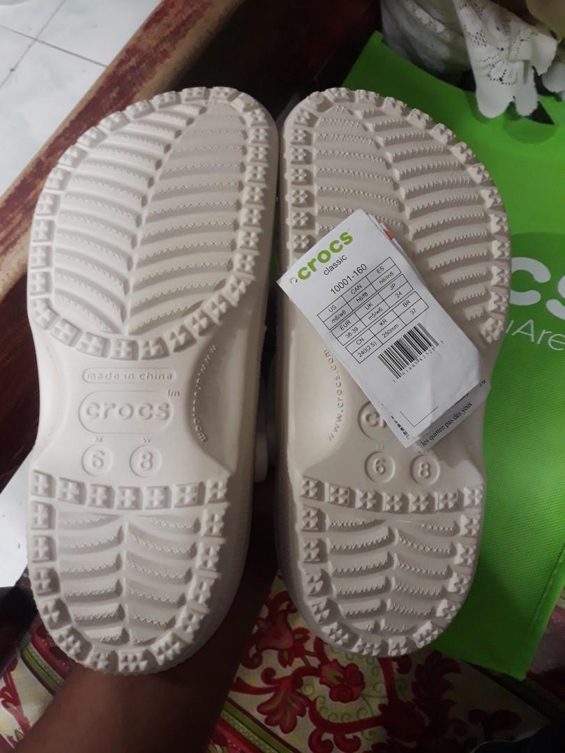 Crocs Classic Clog Stucco, Men's Fashion, Footwear, Slippers & Slides ...