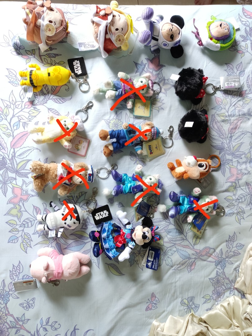 Disney Characters Keychains, Hobbies & Toys, Toys & Games on Carousell