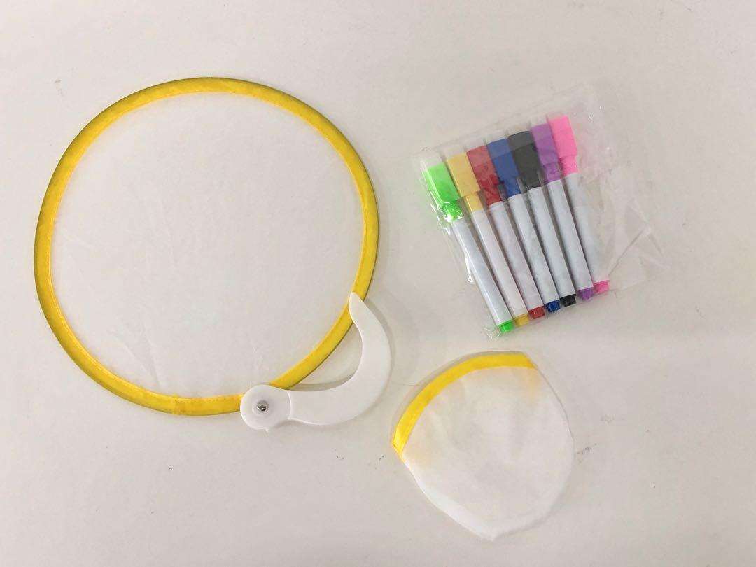 DIY Colouring Drawing Foldable Fan | Colour Yourself Fan | Art and ...