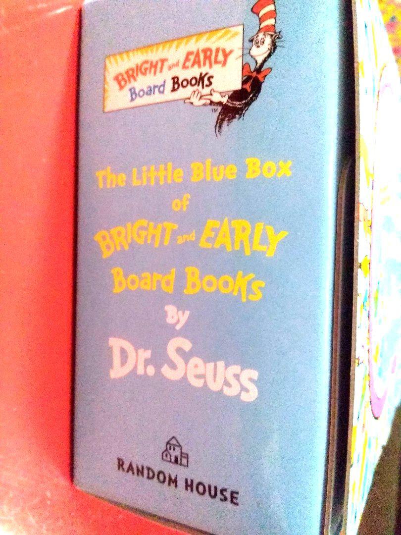 DR. SEUSS - The Little Blue Box of BRIGHT and EARLY Board Books ...