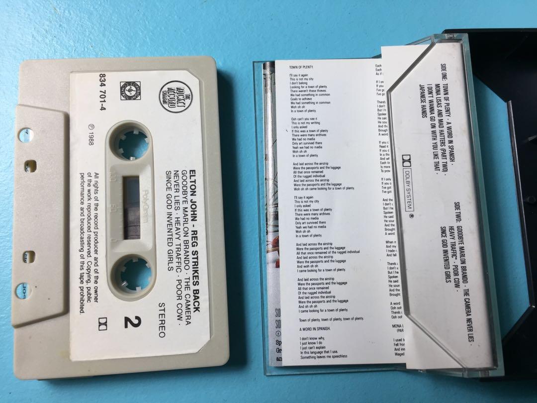 Elton John Kaset Cassette Tape, Hobbies & Toys, Music & Media, CDs & DVDs on Carousell