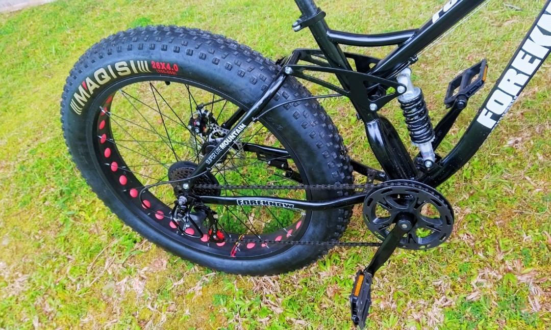 Foreknow Fat Bike *full-suspension*, Sports Equipment, Bicycles & Parts ...