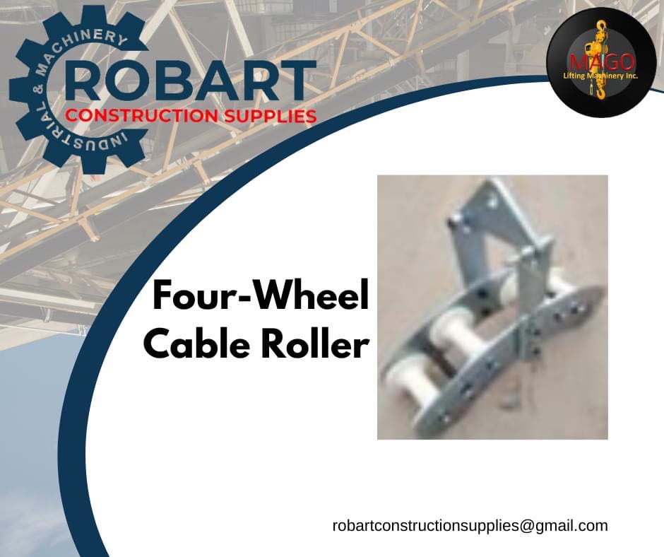 Four Wheel Cable Roller, Commercial & Industrial, Construction Tools ...