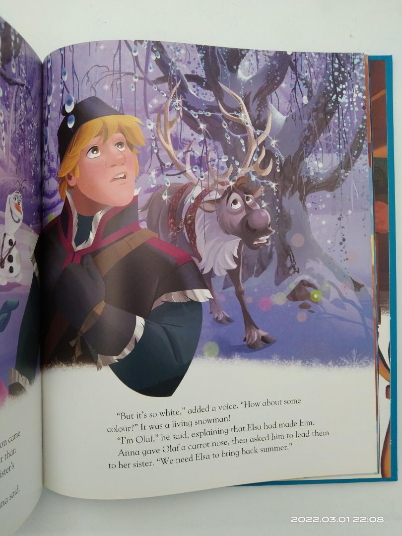 Frozen Illustrated Story Book English, Hobbies & Toys, Books ...