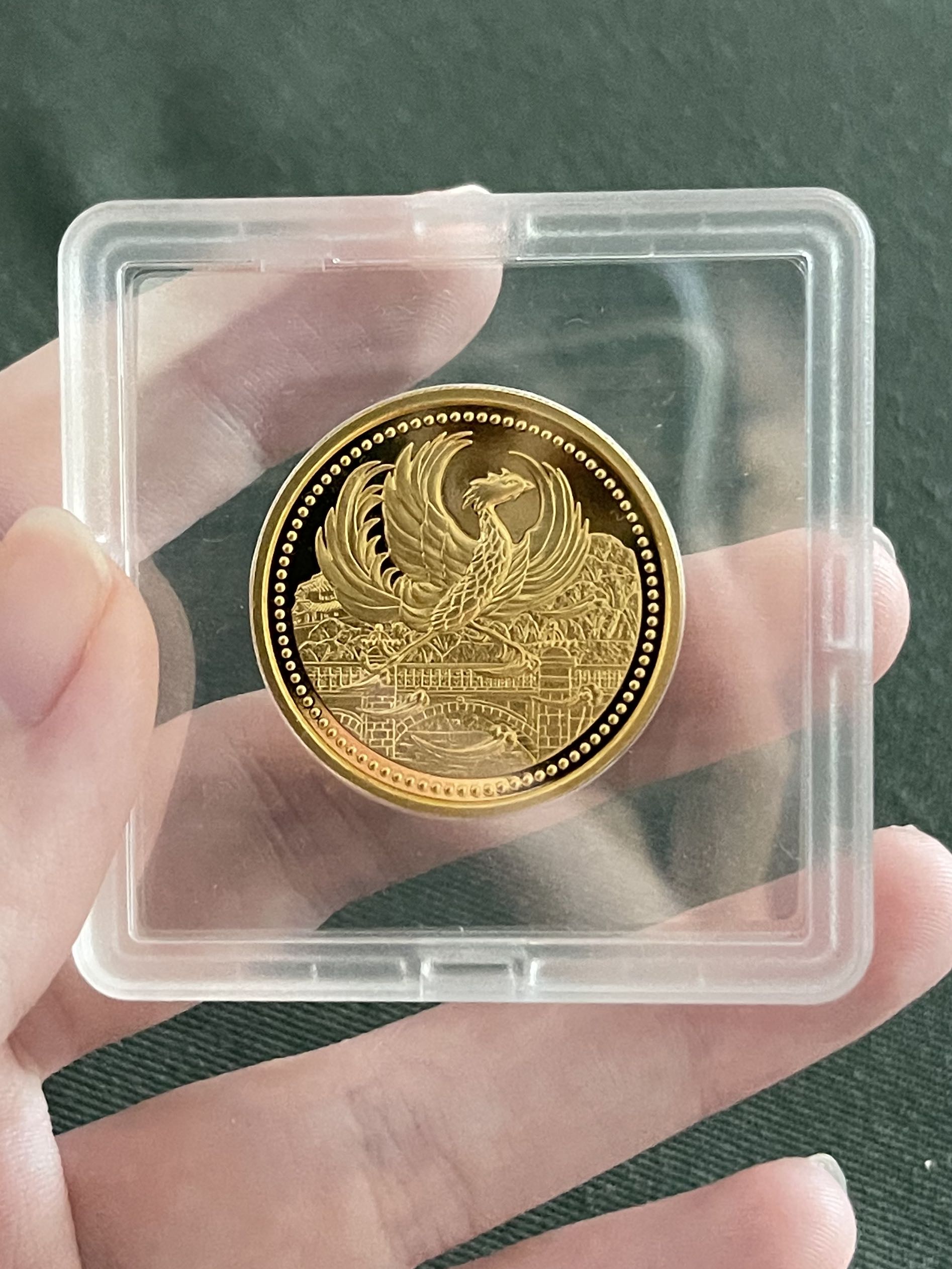 Gold Coin - 20th year emperor on throne - Japan proof set, Hobbies ...