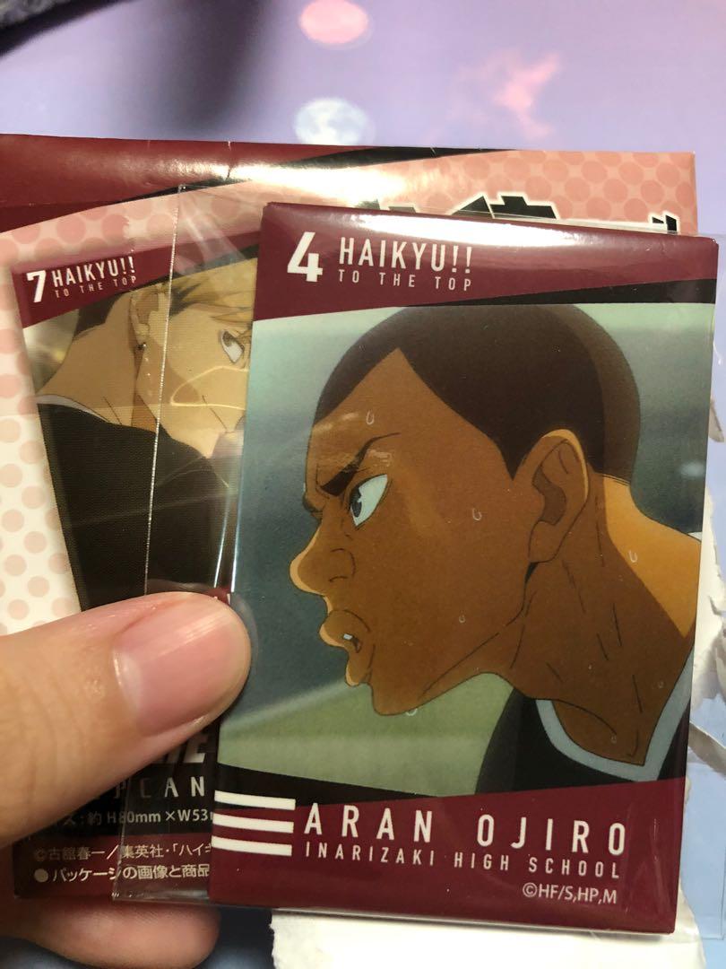 Haikyuu!! HQ!! Aran Ojiro inarizaki Kuji Square Badge, Hobbies & Toys ...