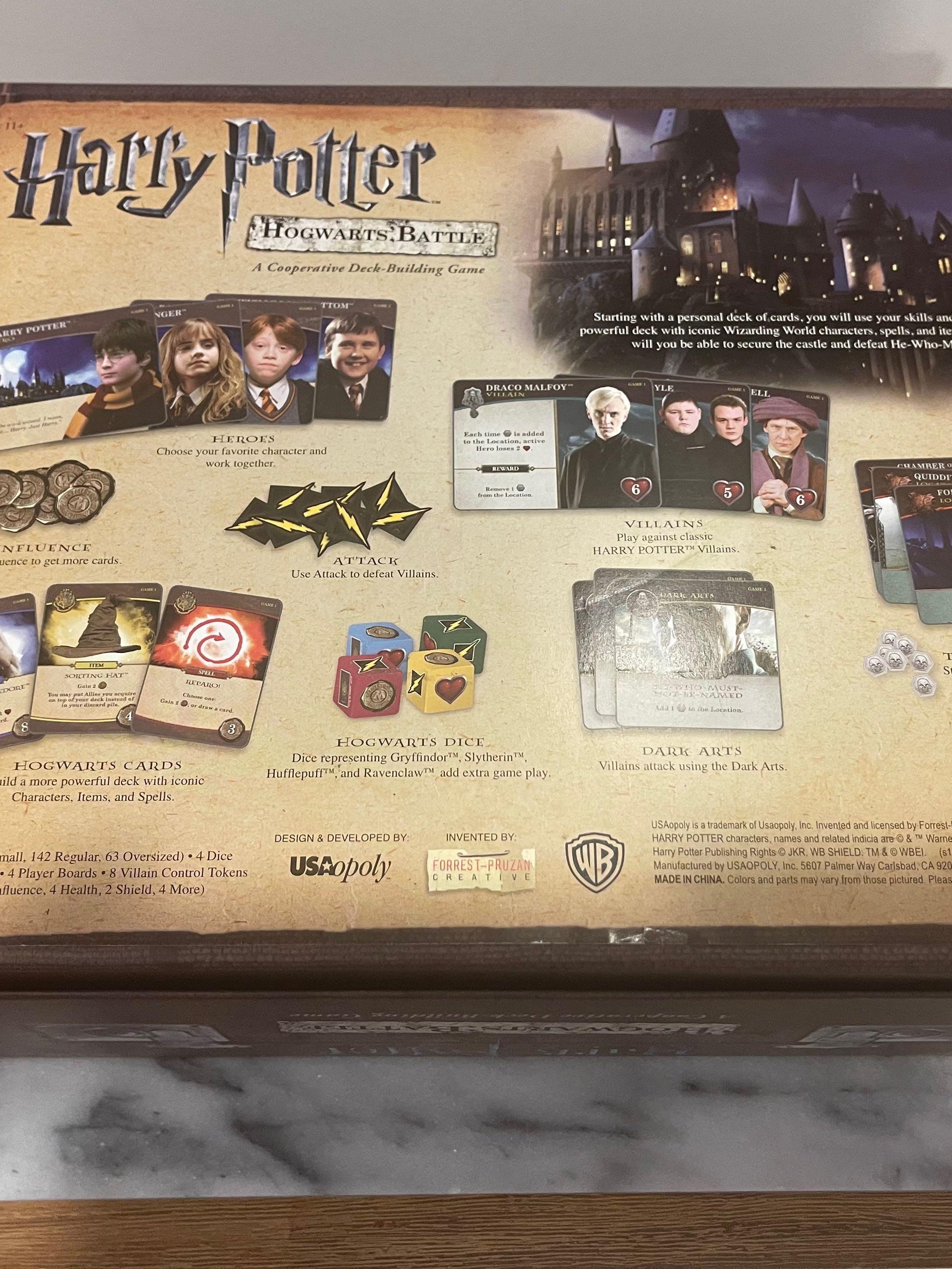 Harry Potter Cooperative deck building board game, Hobbies & Toys, Toys ...