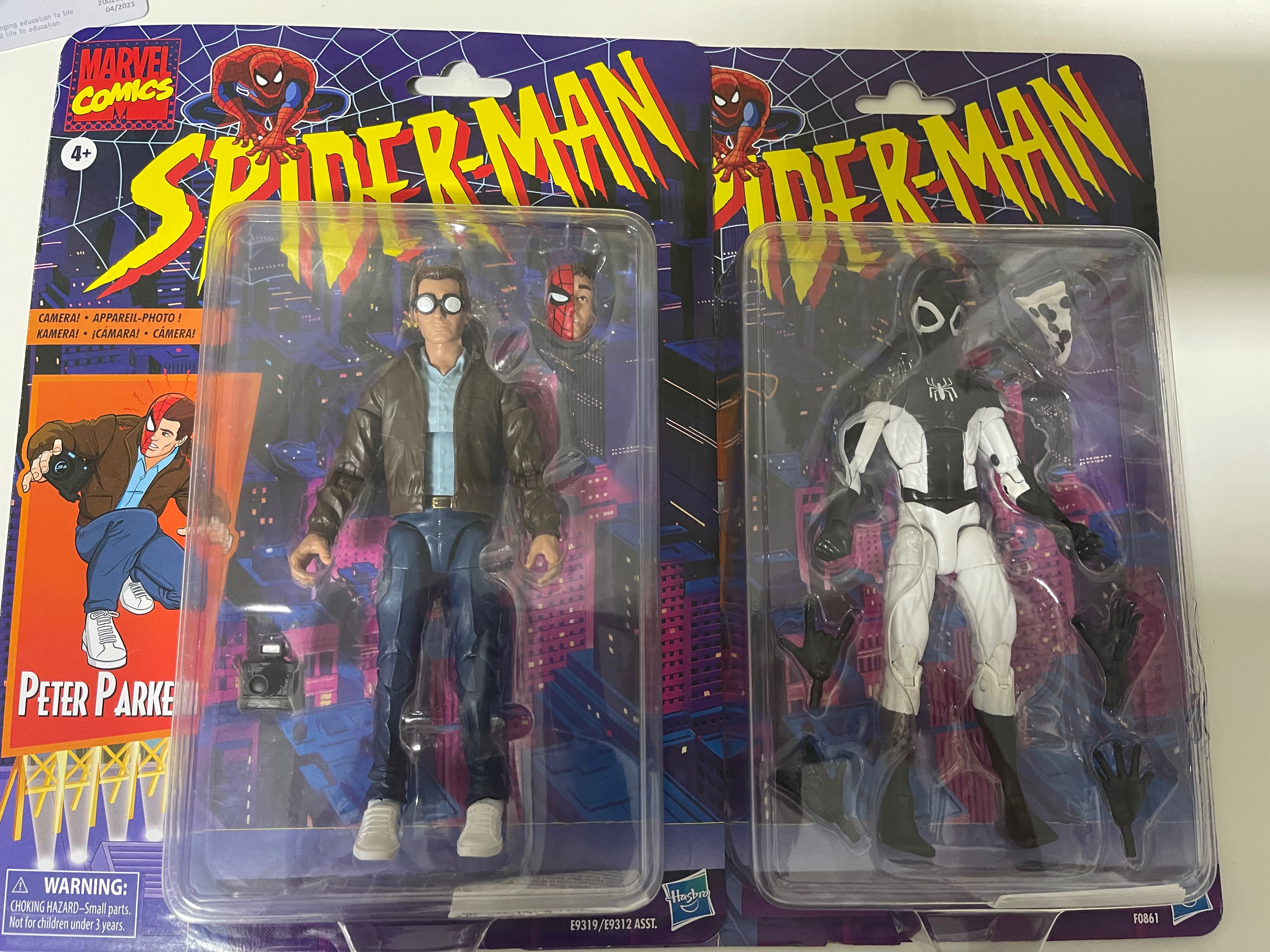 Hasbro Marvel Legends Peter Parker & Pizza Spider-Man, Hobbies & Toys ...