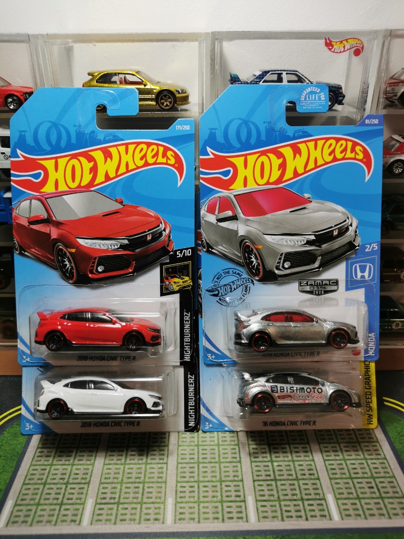 Hot Wheels Honda Civic Type-R set, Hobbies & Toys, Toys & Games on ...