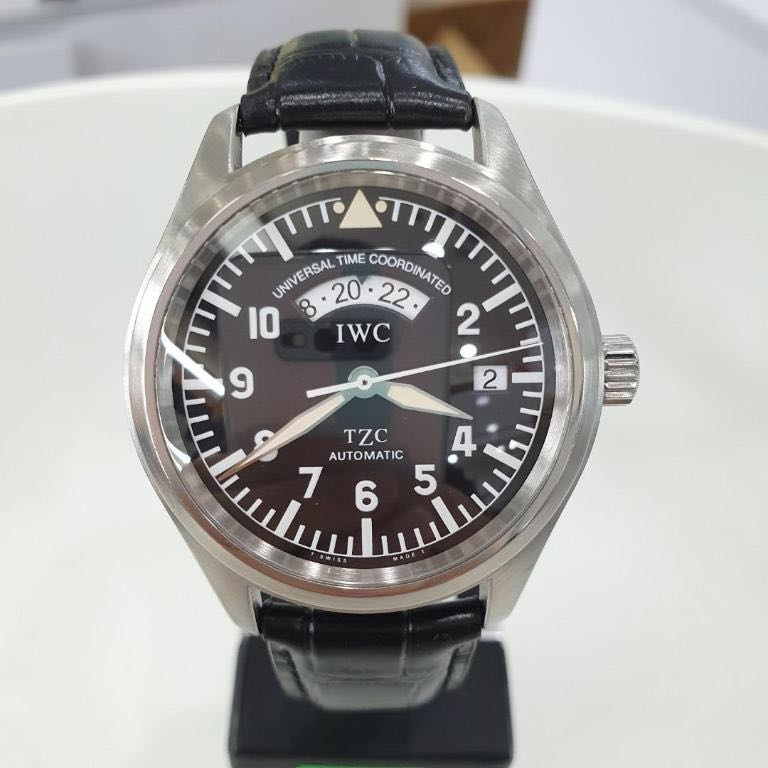 IWC Pilot GMT TZC UTC Automatic Watch 39mm, Luxury, Watches on Carousell